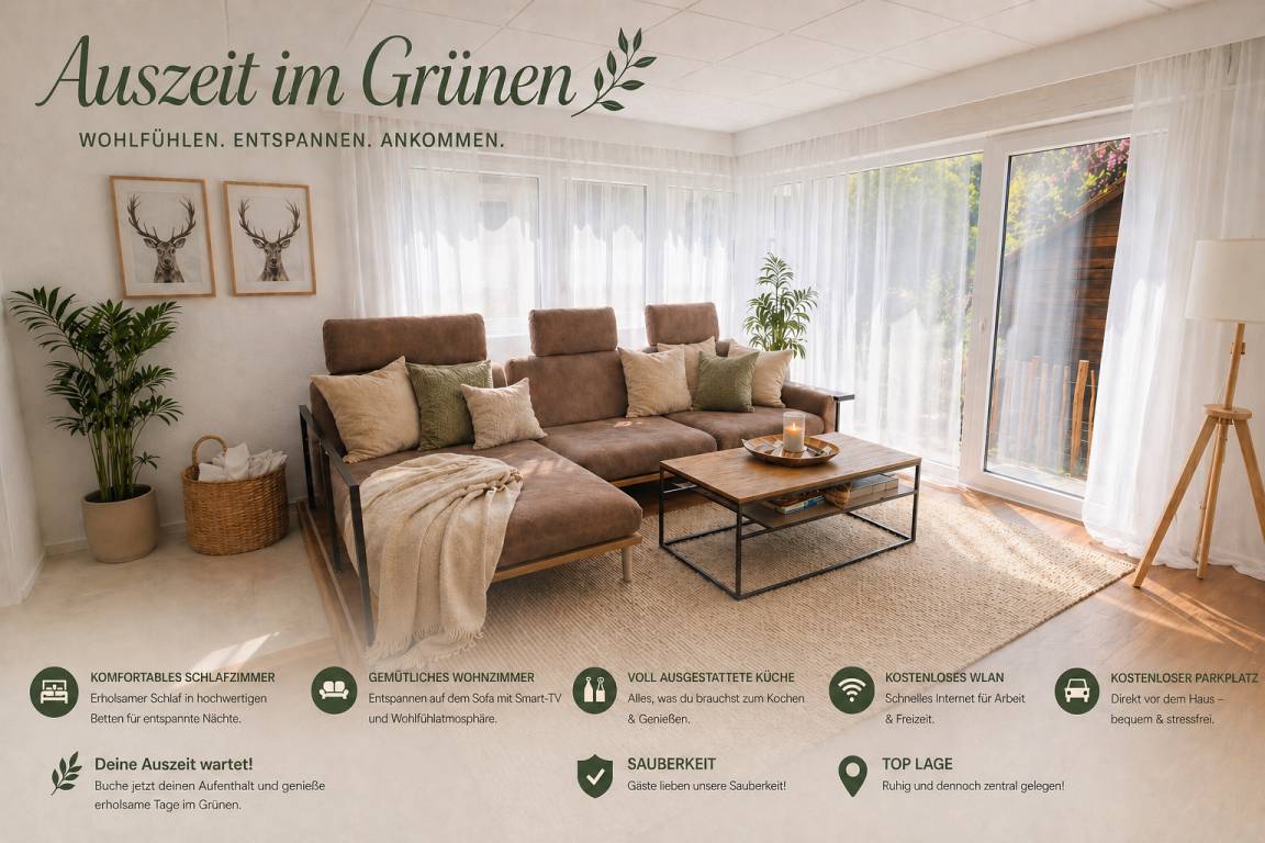 96 M² Appartement ∙ 2 Chambres ∙ 5 Personnes - Bad Wildbad
