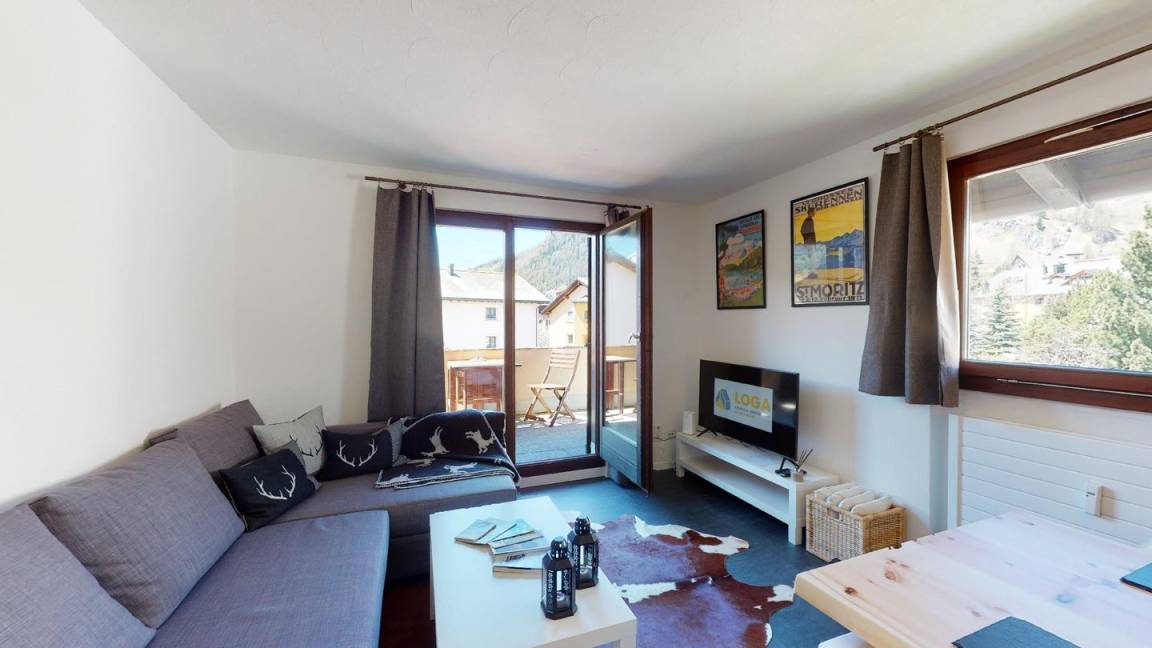 55 M² Ferienwohnung ∙ 2 Schlafzimmer ∙ 4 Gäste - Celerina/Schlarigna