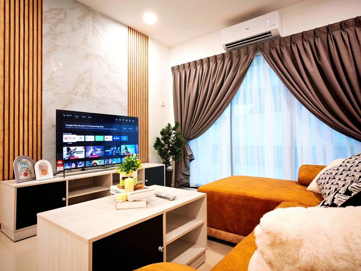 93 M² Apartment ∙ 3 Bedrooms ∙ 8 Guests - Batu Gajah