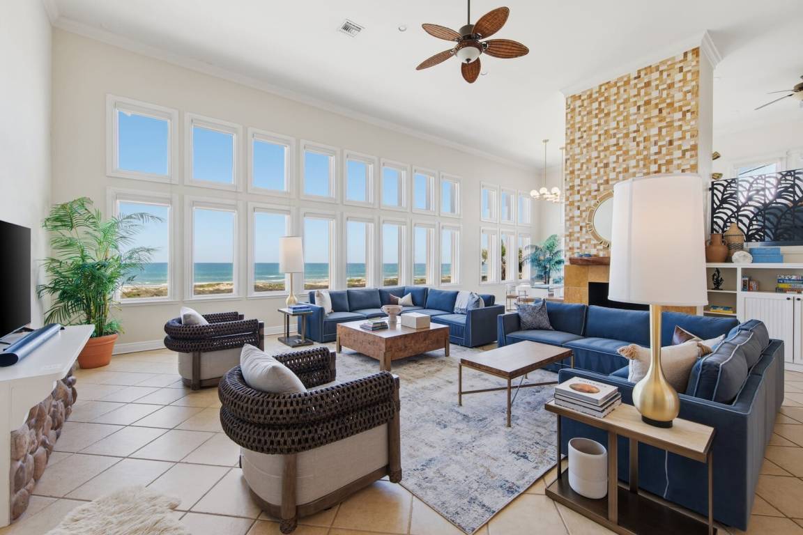 465 M² House ∙ 6 Bedrooms ∙ 14 Guests - South Padre Island