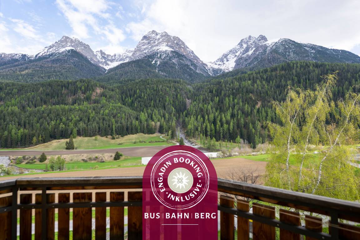 73 M² Ferienwohnung ∙ 2 Schlafzimmer ∙ 6 Gäste - Tarasp