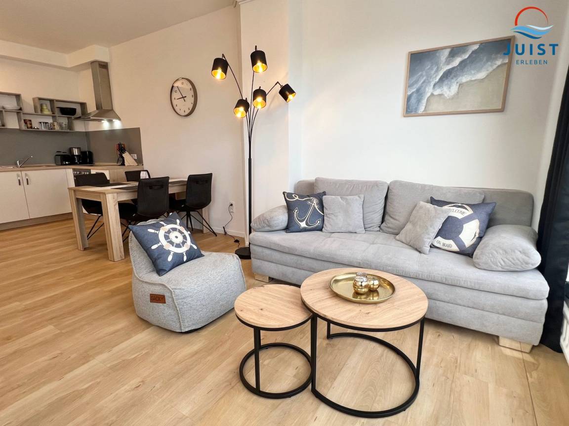38 M² Ferienwohnung ∙ 1 Schlafzimmer ∙ 2 Gäste - Juist