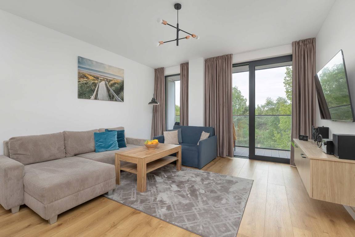 49 M² Apartament ∙ 1 Sypialnia ∙ 5 Gości - Mielno