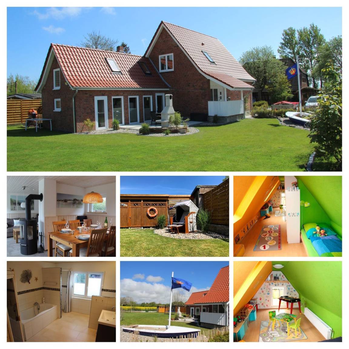130 M² House ∙ 4 Bedrooms ∙ 6 Guests - Fehmarn