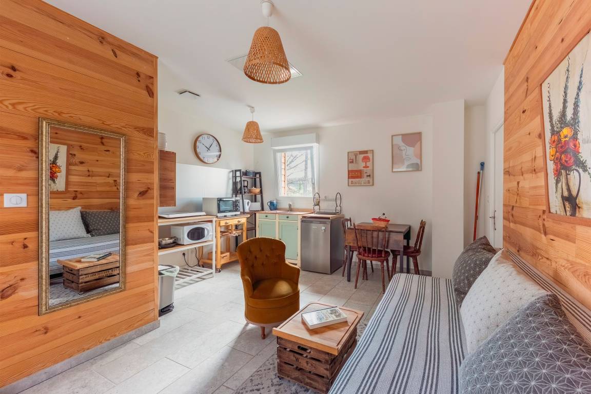 37 M² Appartement ∙ 1 Slaapkamer ∙ 3 Gasten - Salernes