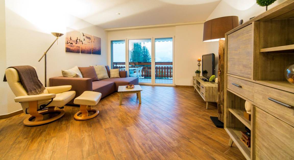 81 M² Appartement ∙ 2 Chambres ∙ 4 Personnes - Leukerbad