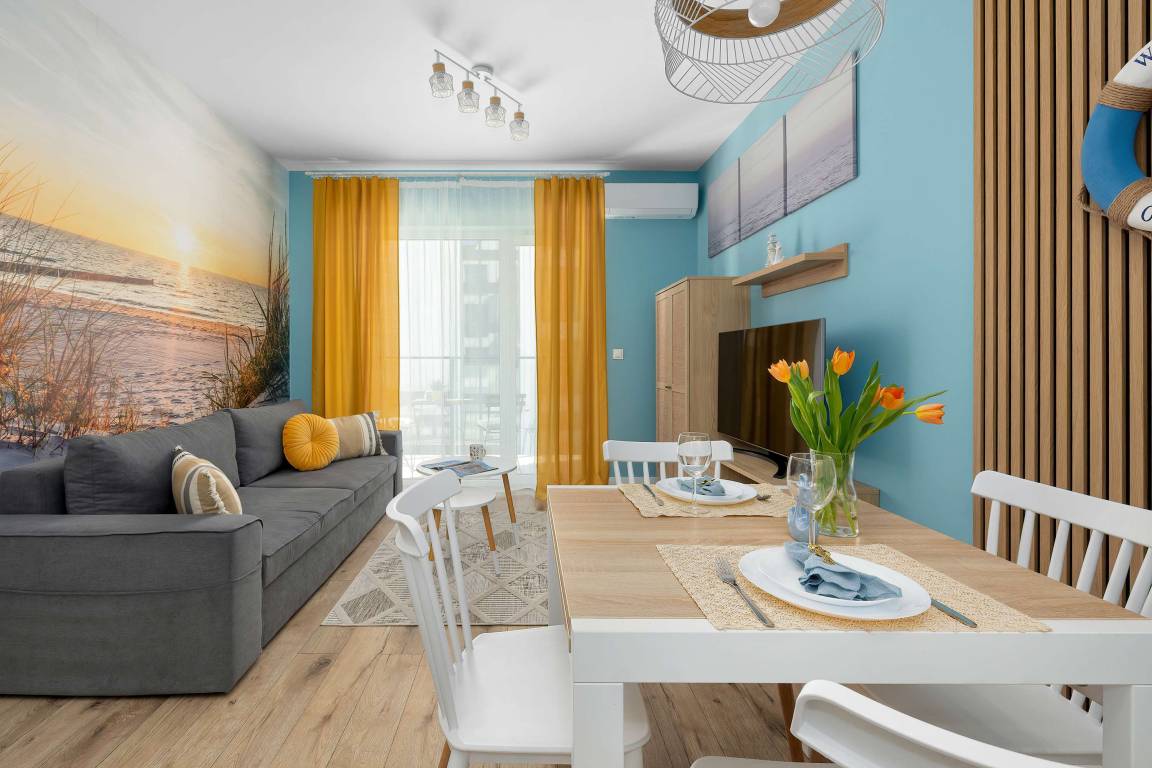 34 M² Ferienwohnung ∙ 1 Schlafzimmer ∙ 4 Gäste - Ustronie Morskie