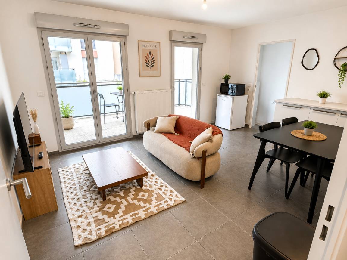 55 M² Appartement ∙ 2 Chambres ∙ 4 Personnes - Villeurbanne