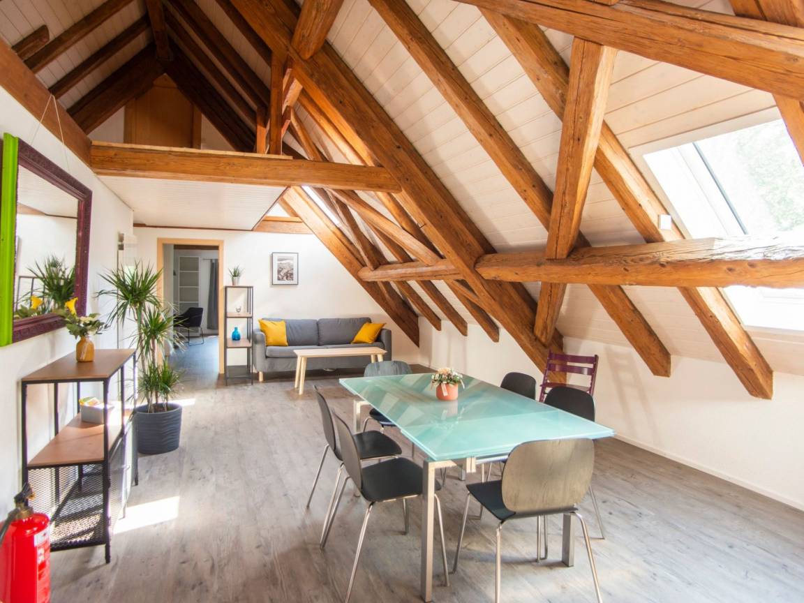 113 M² Ferienwohnung ∙ 3 Schlafzimmer ∙ 6 Gäste - Saint-Ursanne