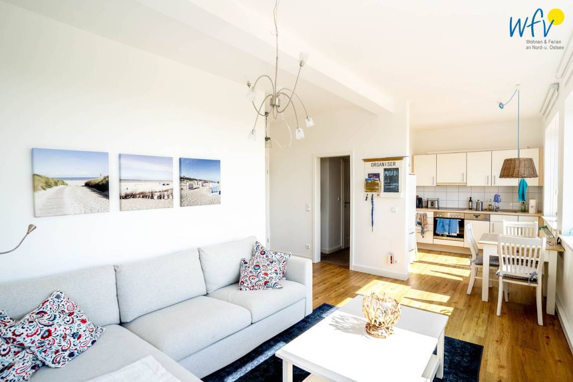 45 M² Ferienwohnung ∙ 1 Schlafzimmer ∙ 3 Gäste - Juist