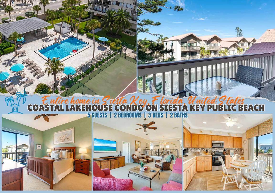House ∙ 2 Bedrooms ∙ 5 Guests - Siesta Key, FL