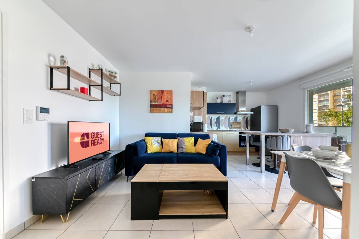 40 M² Appartement ∙ 1 Chambre ∙ 4 Personnes - Villeurbanne