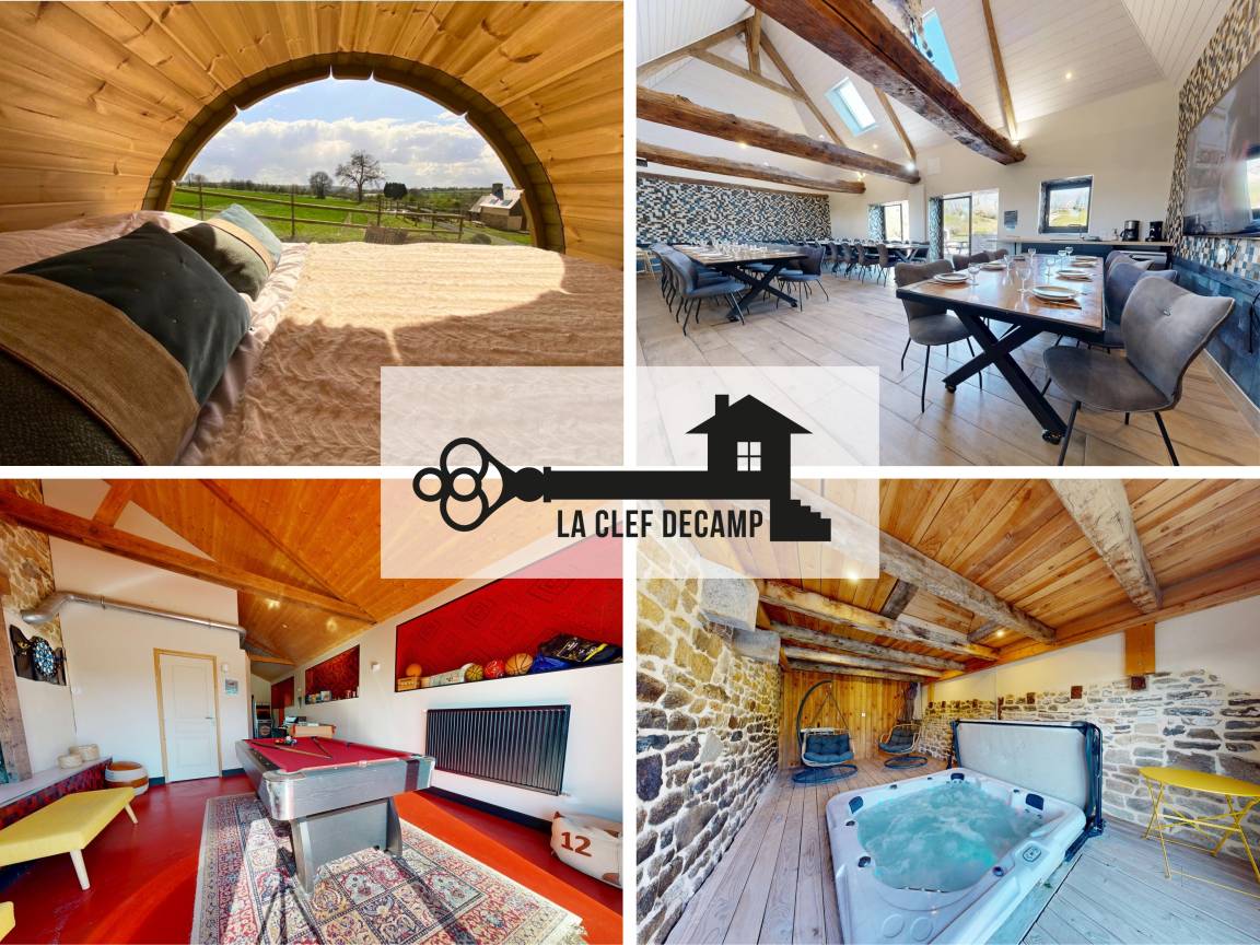 352 M² Gîte ∙ 11 Chambres ∙ 35 Personnes - Basse-Normandie