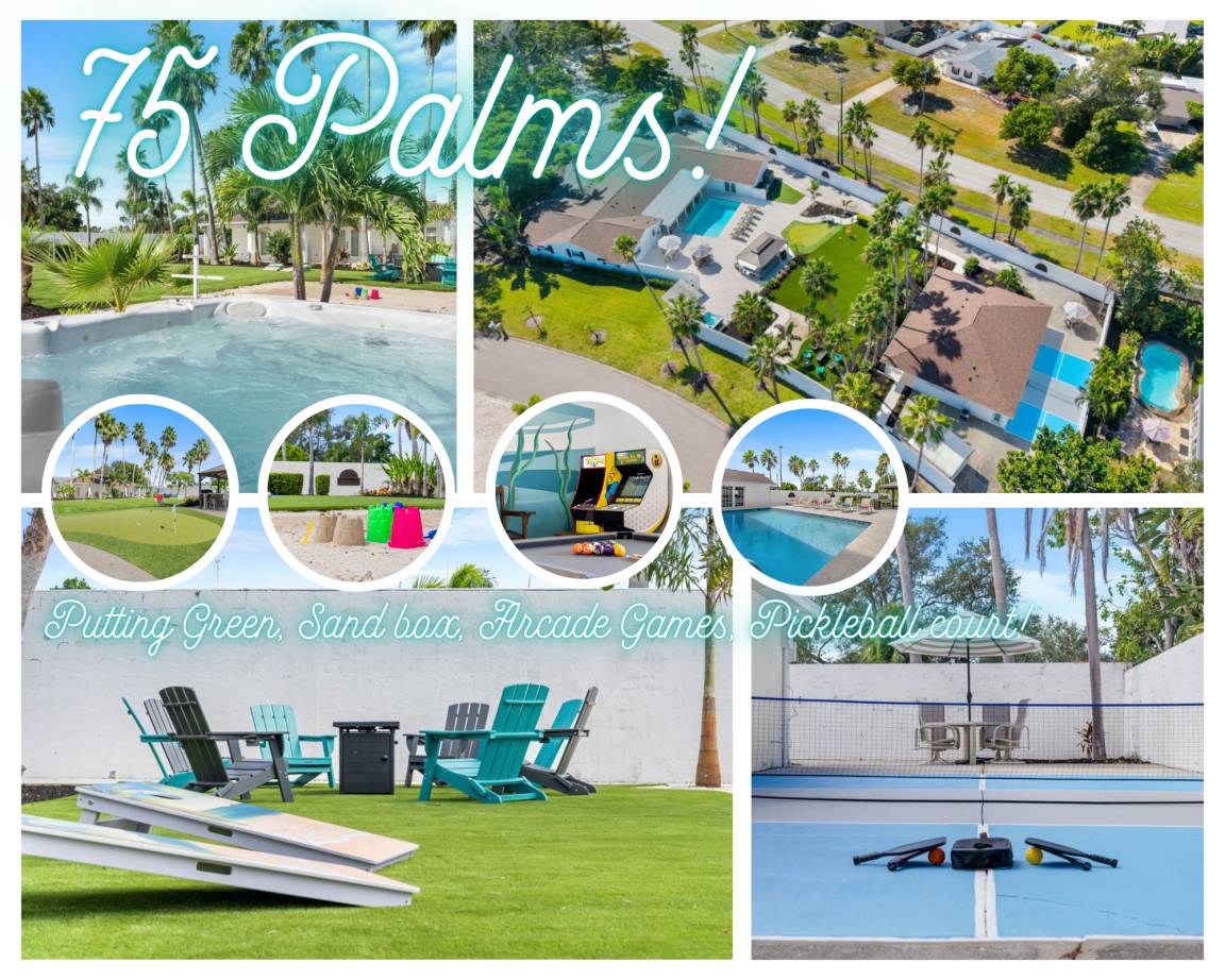 464 M² House ∙ 8 Bedrooms ∙ 23 Guests - Bradenton, FL