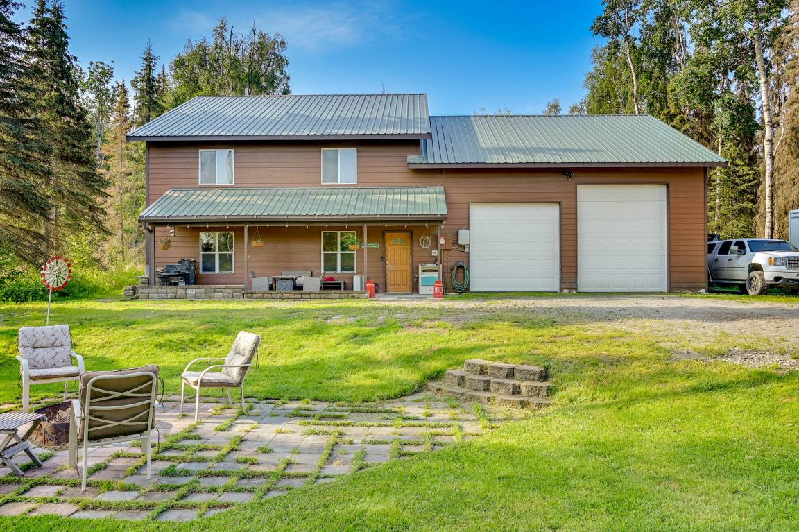 85 M² House ∙ 2 Bedrooms ∙ 4 Guests - Union lake, Soldotna
