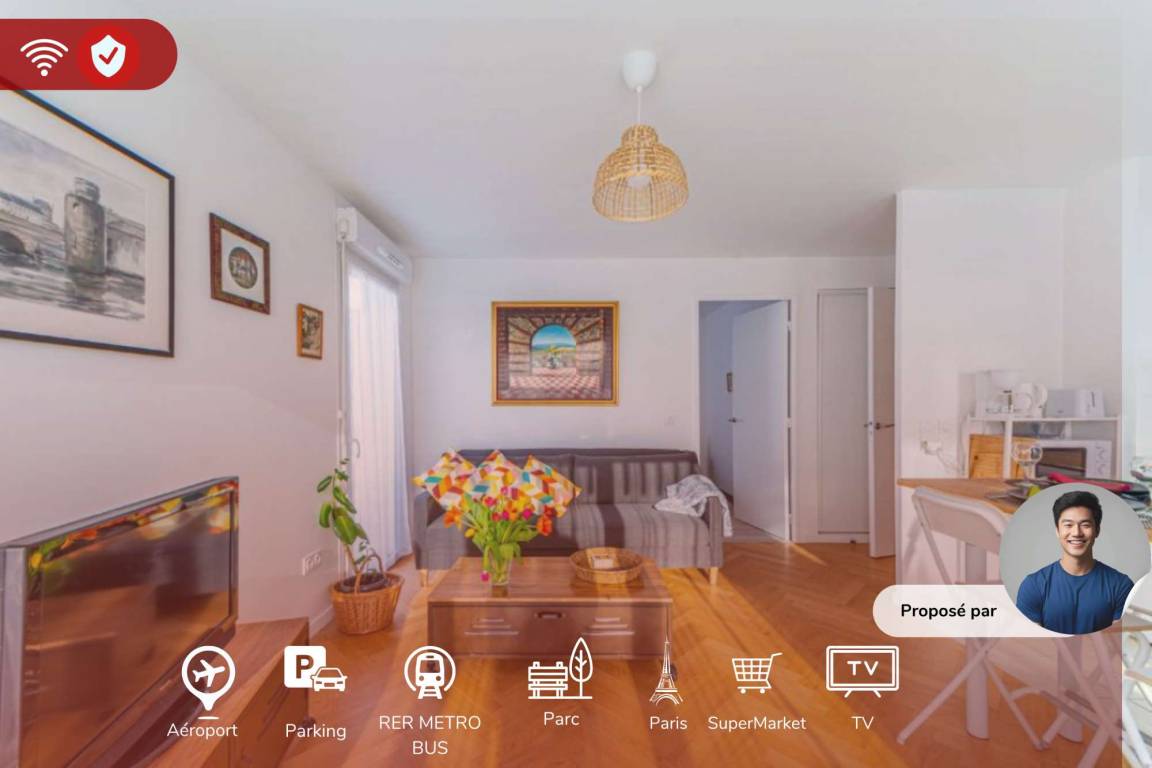 57 M² Appartement ∙ 2 Chambres ∙ 6 Personnes - Massy