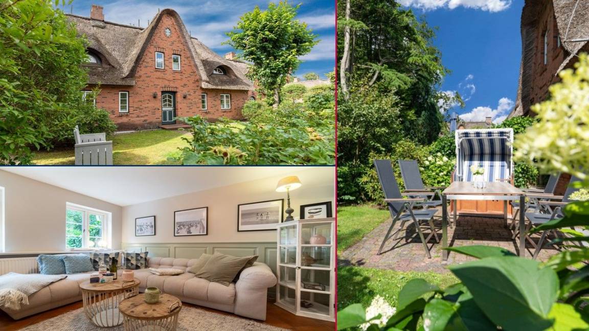 120 M² Ferienhaus ∙ 2 Schlafzimmer ∙ 4 Gäste - Amrum
