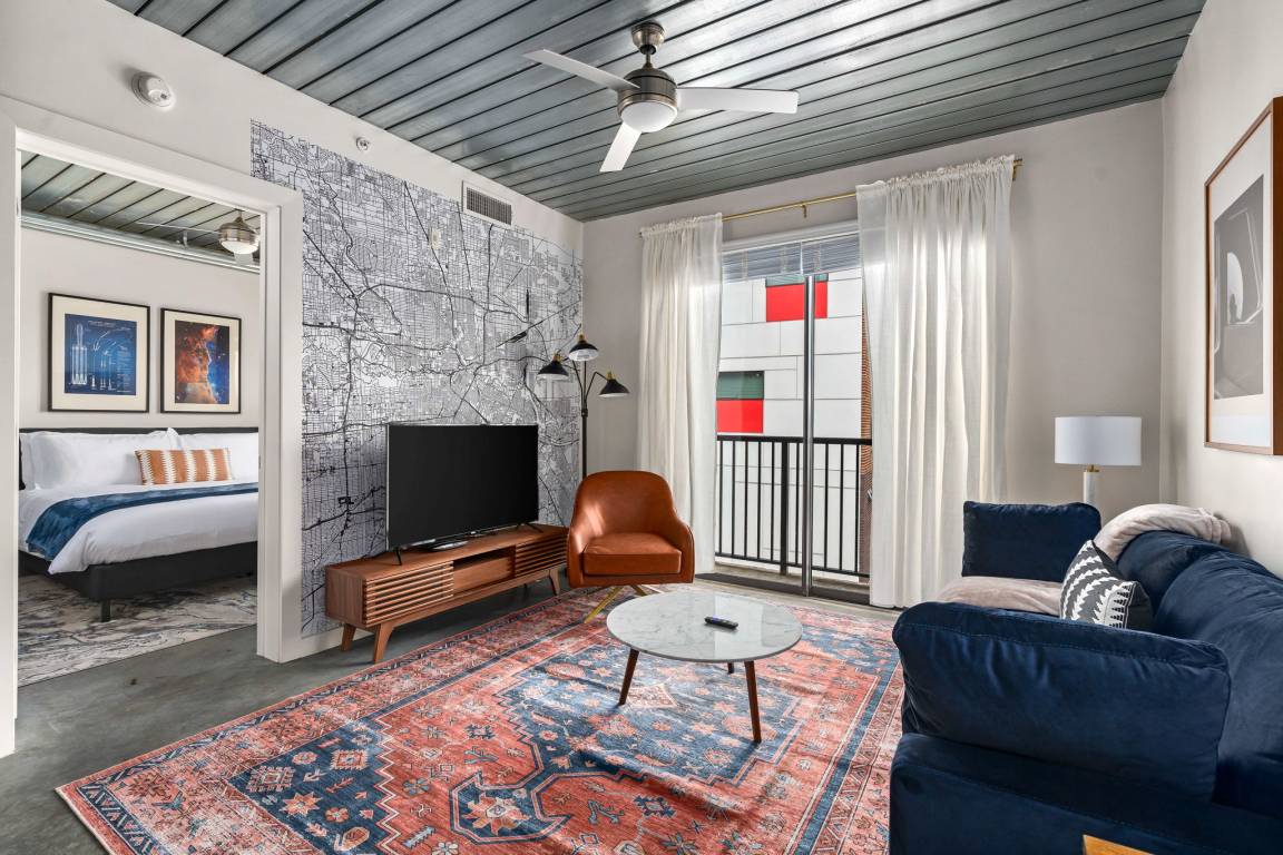 54 M² Ferienwohnung ∙ 1 Schlafzimmer ∙ 2 Gäste - Houston, TX