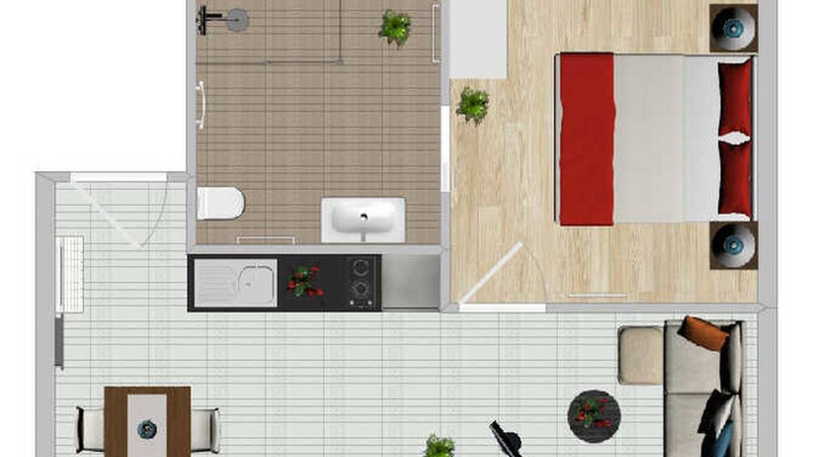 48 M² Apartment ∙ 1 Bedroom ∙ 3 Guests - Speyer