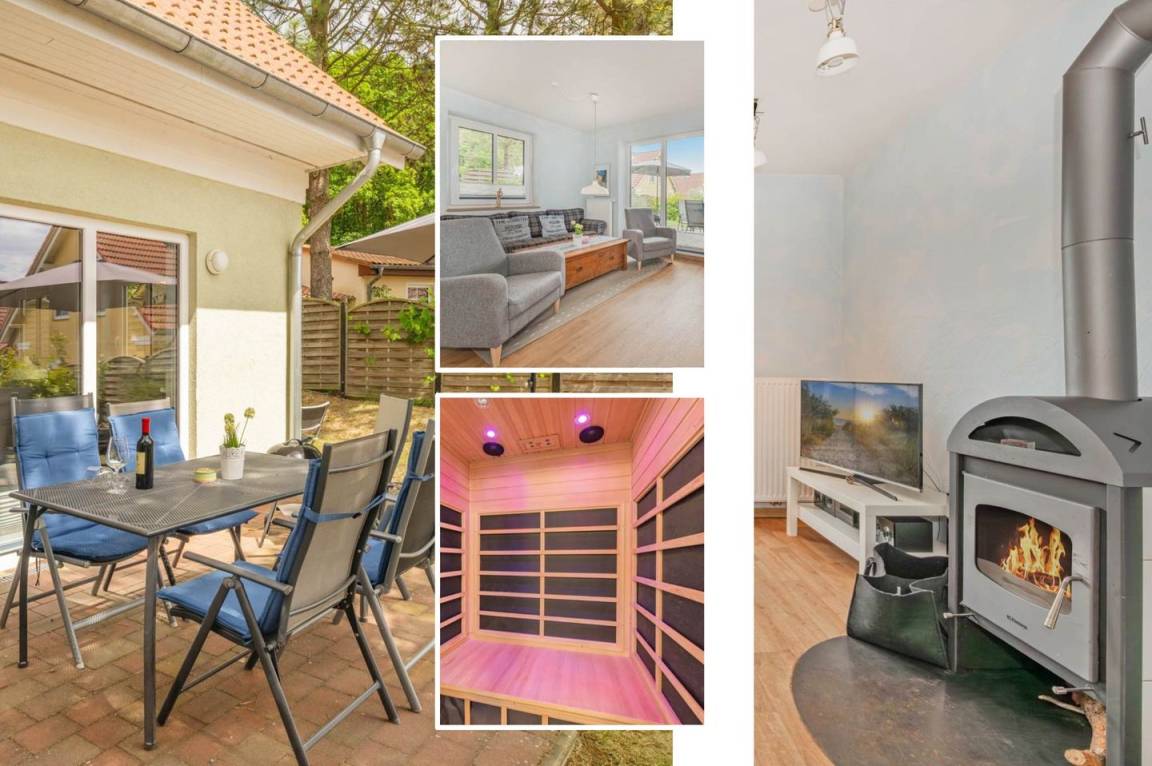 75 M² Ferienhaus ∙ 3 Schlafzimmer ∙ 5 Gäste - Heringsdorf