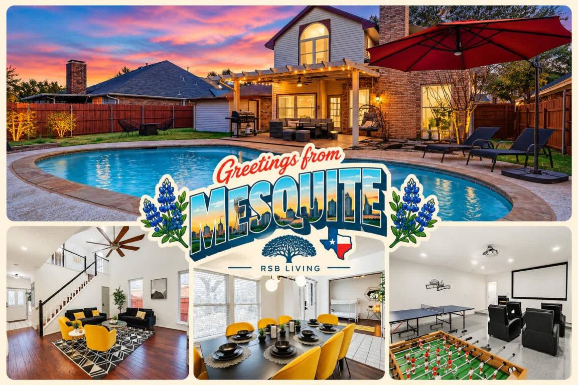 175 M² Appartement ∙ 4 Chambres ∙ 12 Personnes - Mesquite, TX