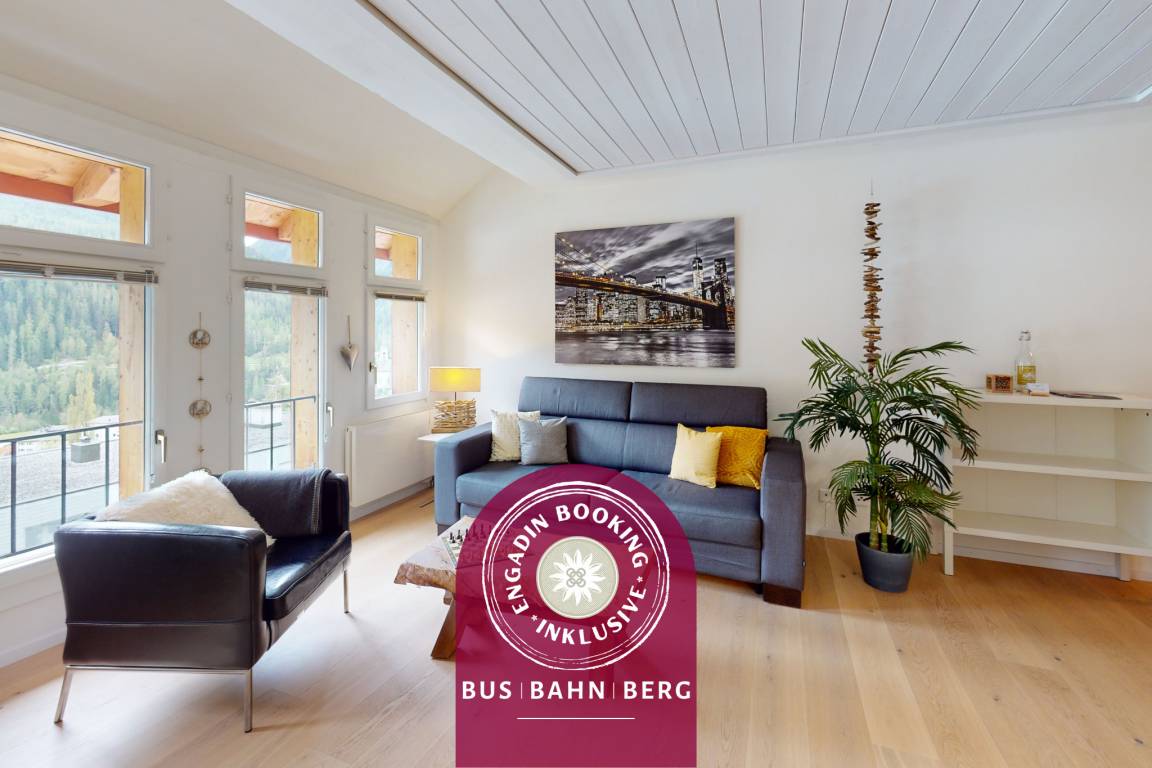 63 M² Appartement ∙ 1 Chambre ∙ 4 Personnes - Scuol