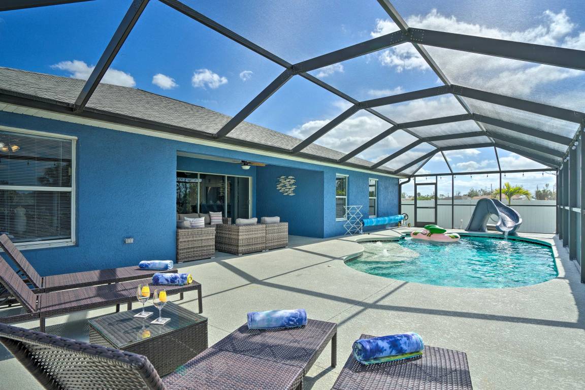 168 M² House ∙ 4 Bedrooms ∙ 8 Guests - Cape Coral, FL