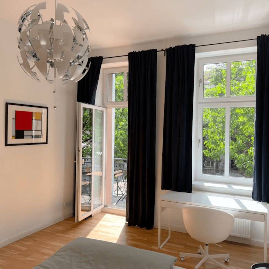 120 M² Privatzimmer ∙ 1 Schlafzimmer ∙ 1 Gast - Kreuzberg