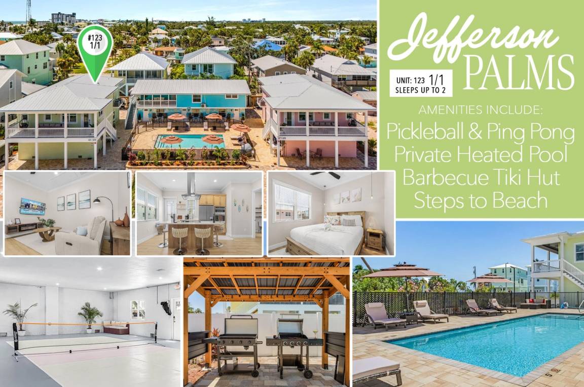 60 M² House ∙ 1 Bedroom ∙ 2 Guests - Fort Myers Beach, FL