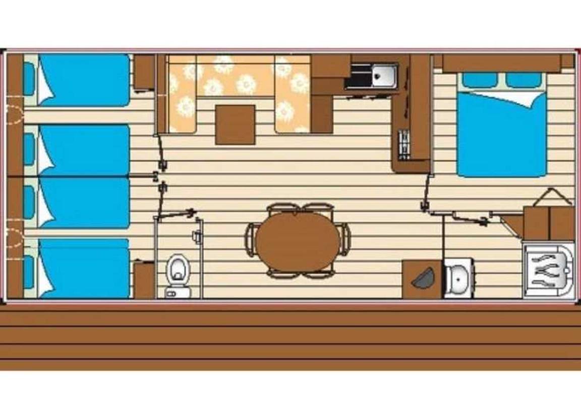 31 M² Chalet ∙ 3 Chambres ∙ 7 Personnes - Vendée