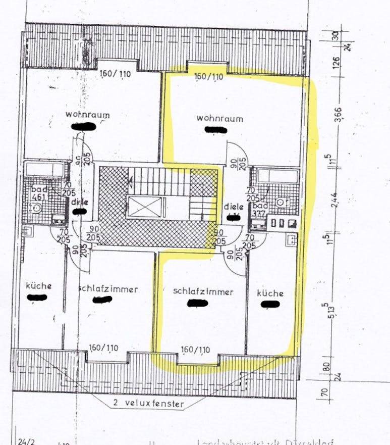 50 M² Apartment ∙ 1 Bedroom ∙ 2 Guests - Düsseldorf