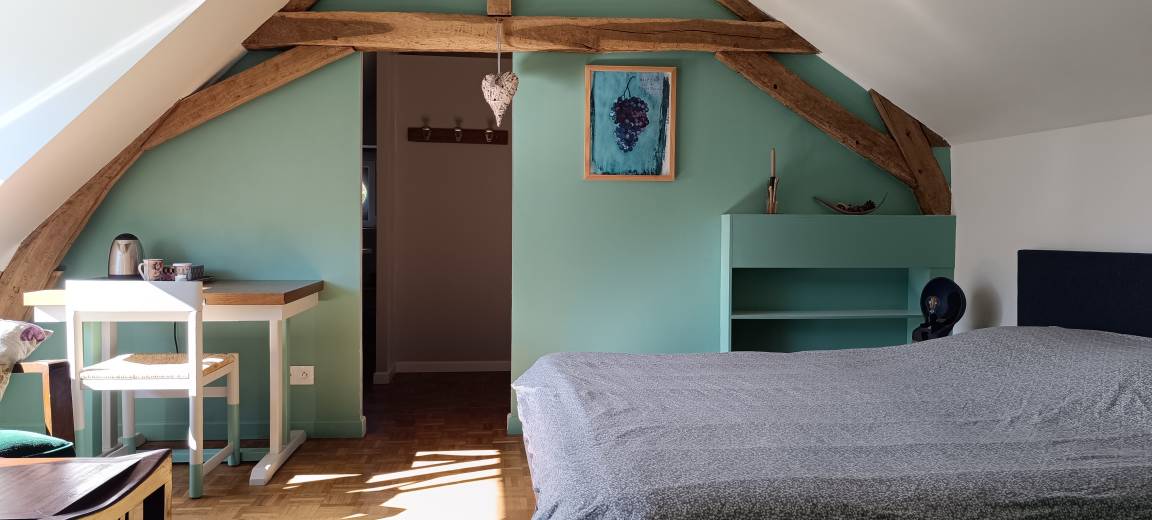 21 M² Chambre D'hôtes ∙ 1 Chambre ∙ 4 Personnes - La Flèche