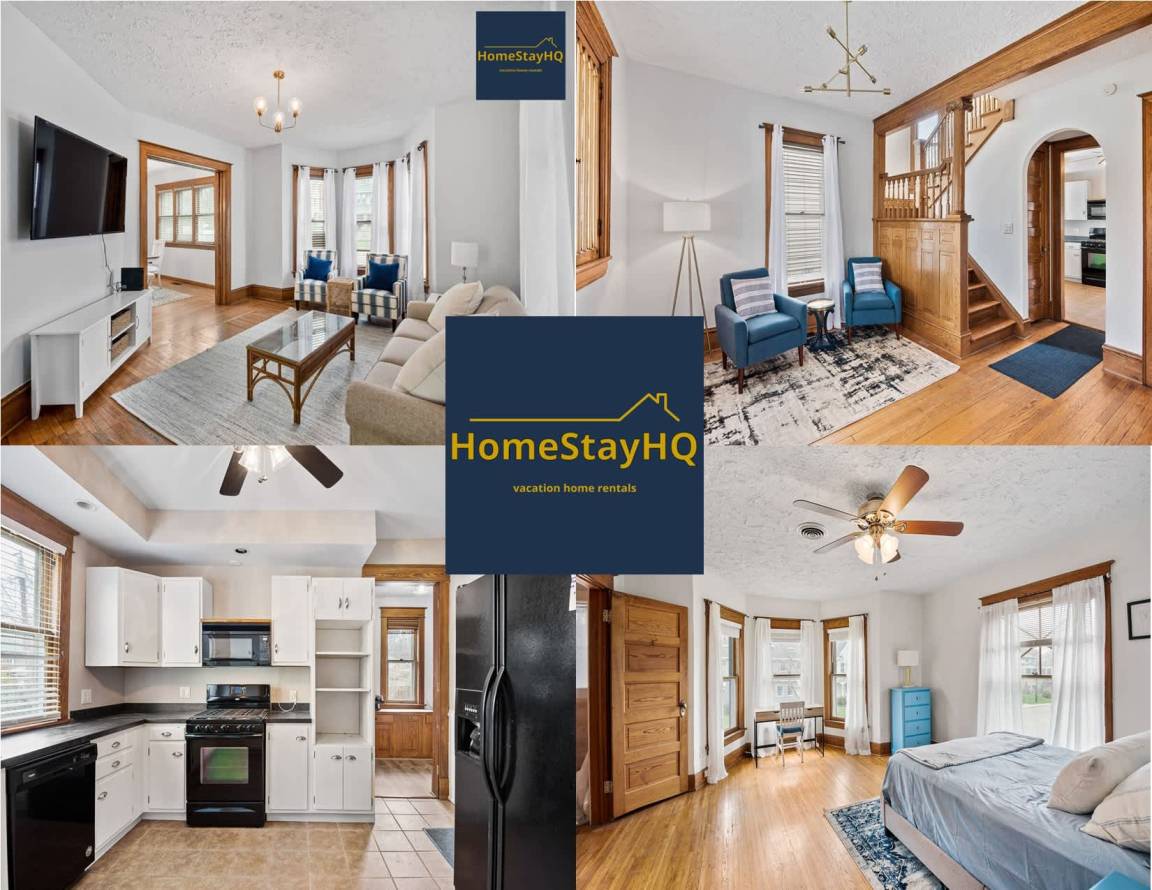180 M² House ∙ 3 Bedrooms ∙ 8 Guests - South Bend, IN
