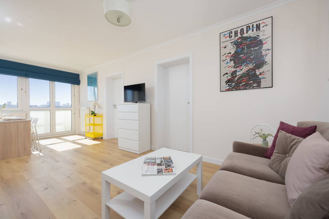 44 M² Appartement ∙ 2 Chambres ∙ 4 Personnes - Varsovie