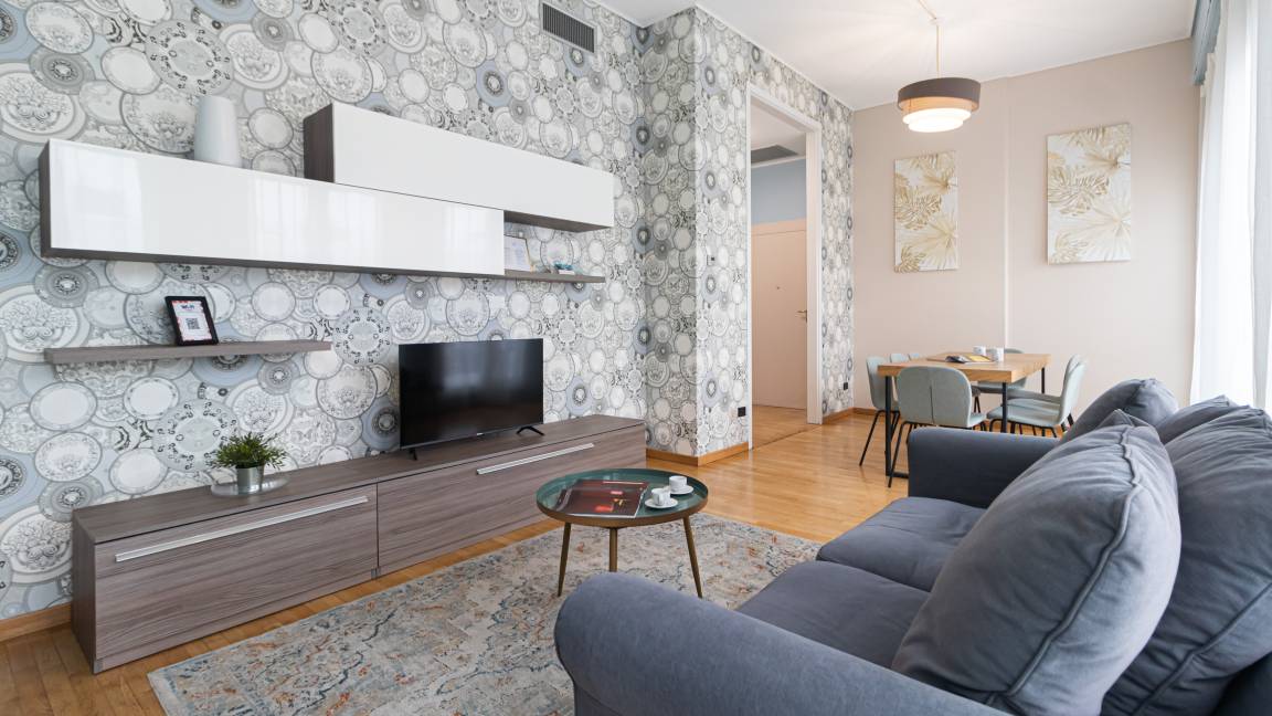 100 M² Apartamento ∙ 3 Habitaciones ∙ 7 Huéspedes - Milan