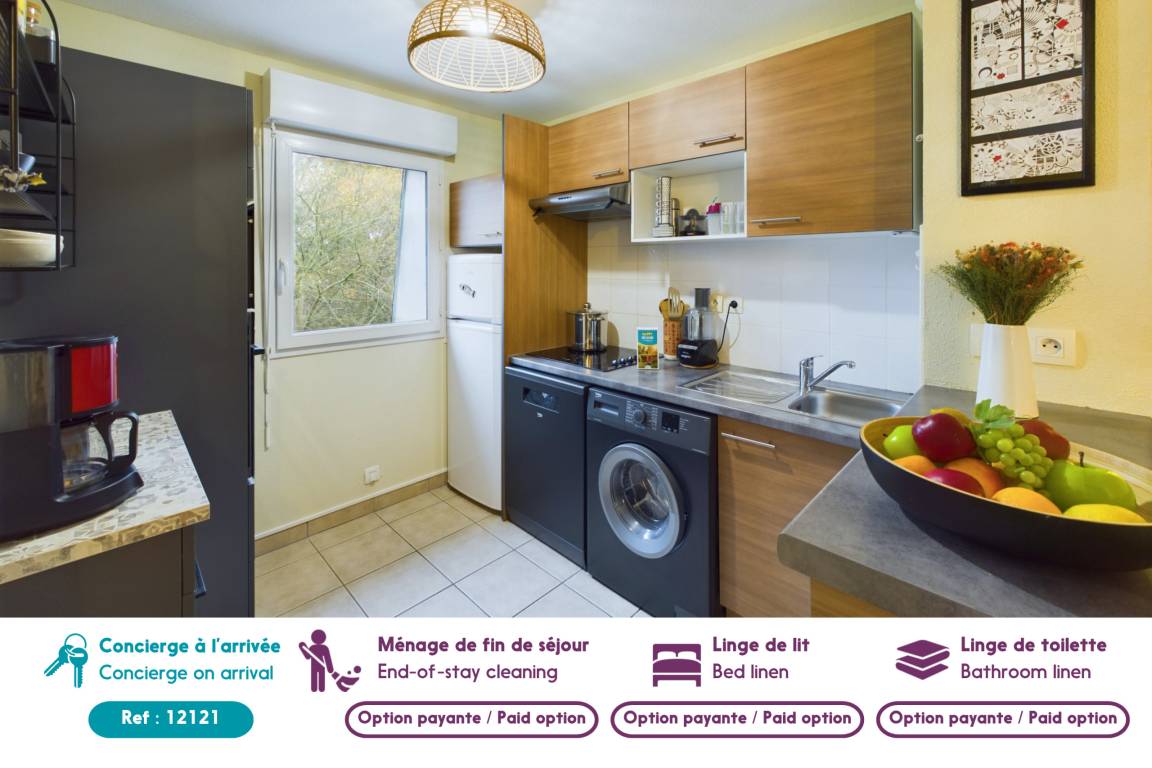 54 M² Appartement ∙ 2 Chambres ∙ 4 Personnes - Pont-l'Abbé