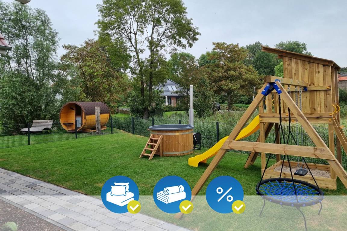 140 M² Ferienhaus ∙ 3 Schlafzimmer ∙ 8 Gäste - Butjadingen