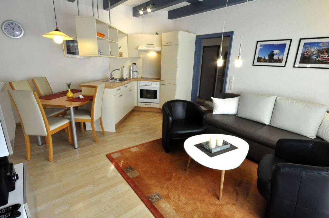 46 M² Ferienwohnung ∙ 1 Schlafzimmer ∙ 3 Gäste - Neuharlingersiel