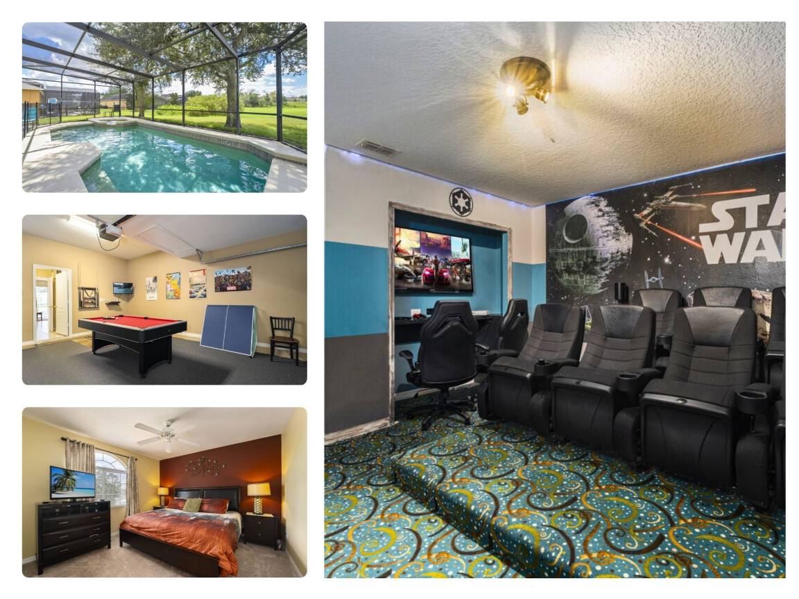 256 M² House ∙ 4 Bedrooms ∙ 8 Guests - Davenport, FL