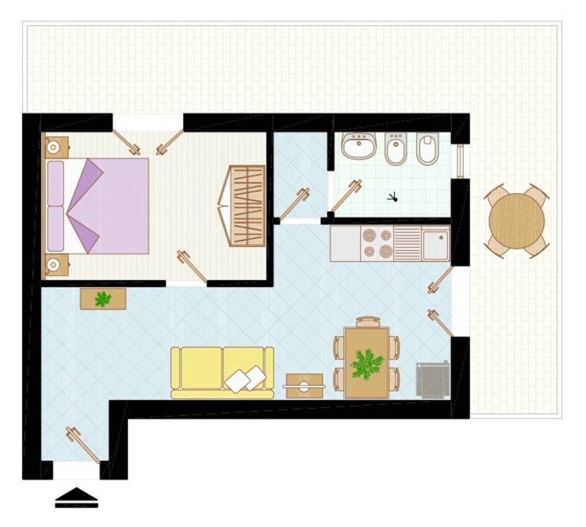 48 M² Appartement ∙ 2 Chambres ∙ 5 Personnes - Bibione