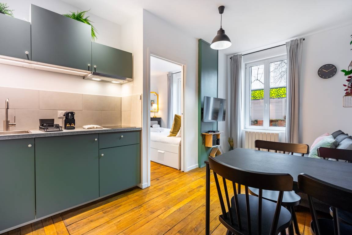27 M² Ferienwohnung ∙ 1 Schlafzimmer ∙ 3 Gäste - Nancy