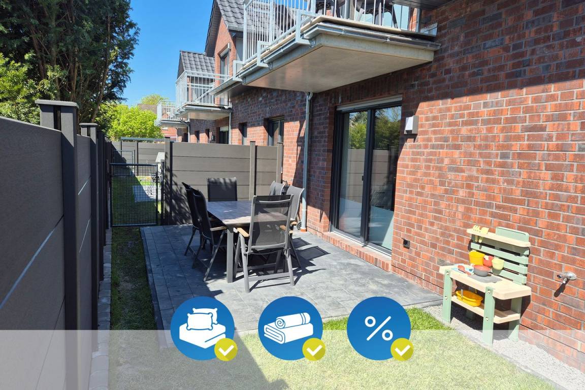 80 M² Ferienhaus ∙ 2 Schlafzimmer ∙ 4 Gäste - Langeoog