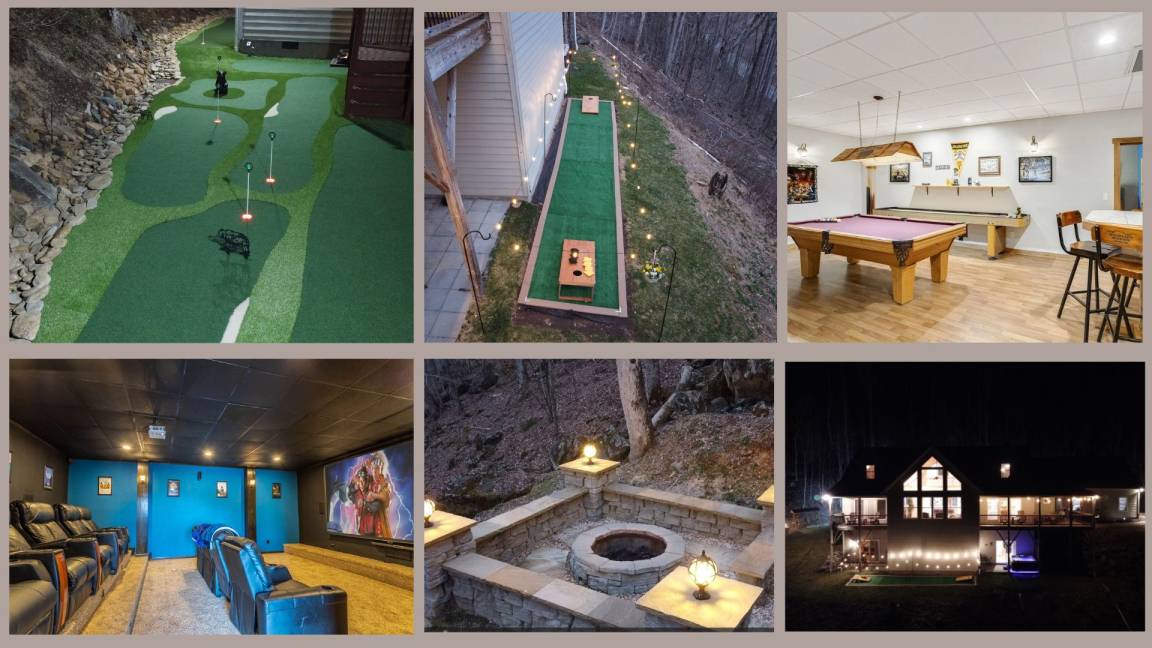 511 M² Cabin ∙ 5 Bedrooms ∙ 21 Guests - Boone, NC