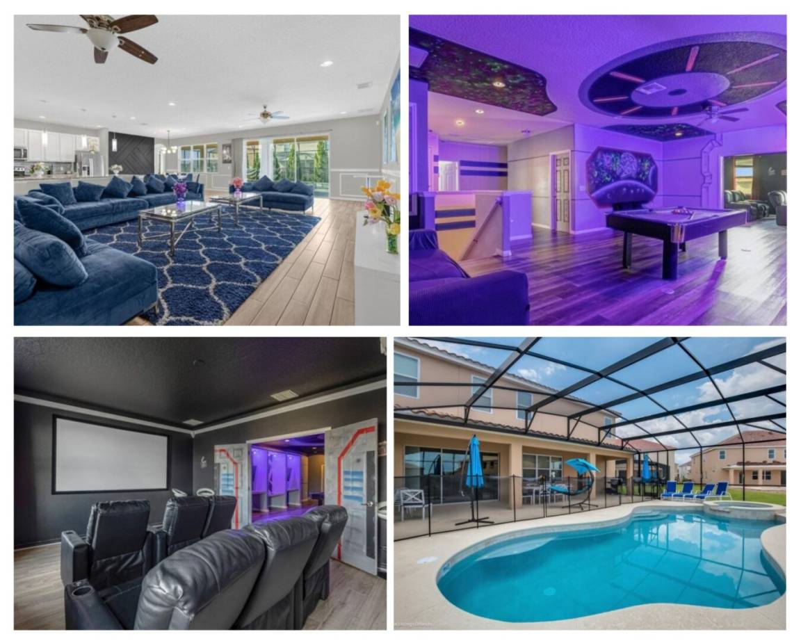 581 M² Maison De Vacances ∙ 14 Chambres ∙ 30 Personnes - Davenport, FL