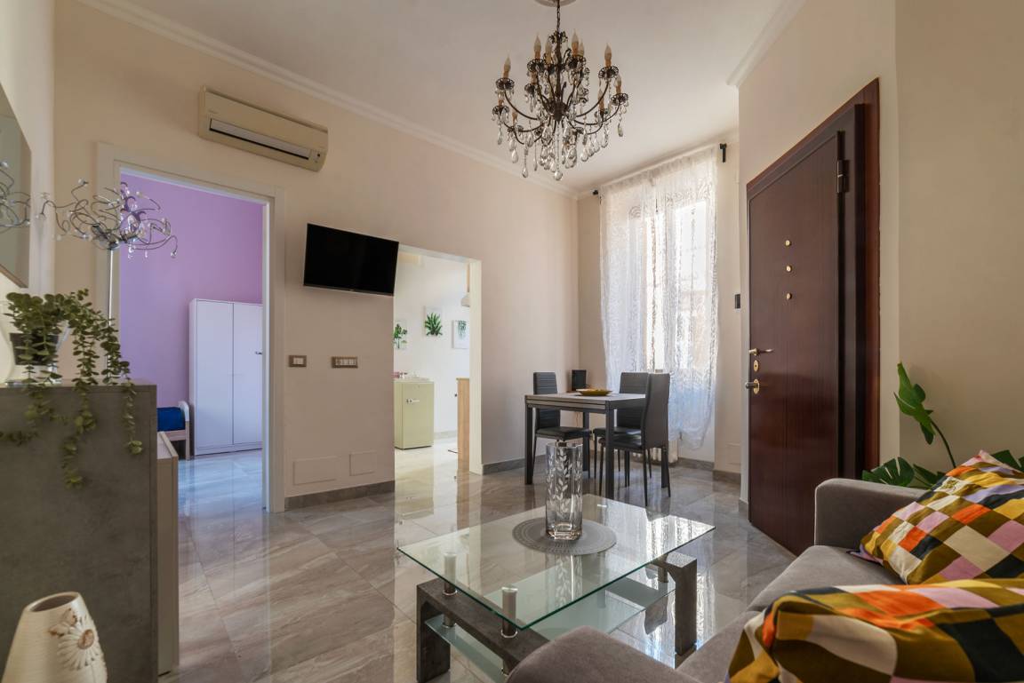 60 M² Apartamento ∙ 2 Habitaciones ∙ 3 Huéspedes - Rome
