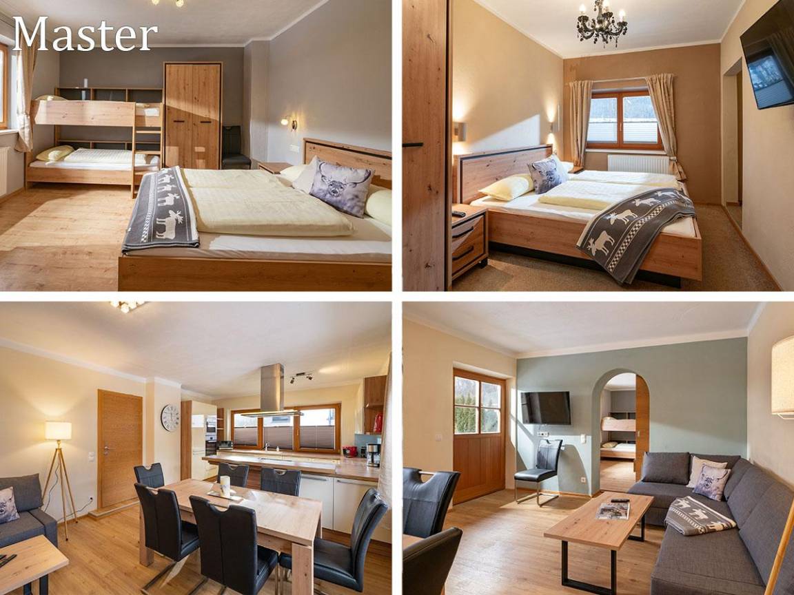 75 M² Ferienwohnung ∙ 5 Schlafzimmer ∙ 6 Gäste - Waidring