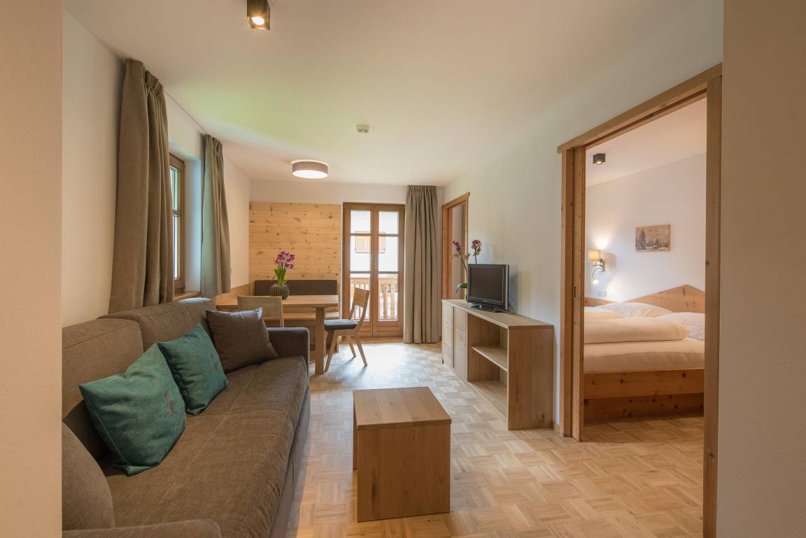 30 M² Ferienwohnung ∙ 1 Schlafzimmer ∙ 4 Gäste - Antholz Mittertal