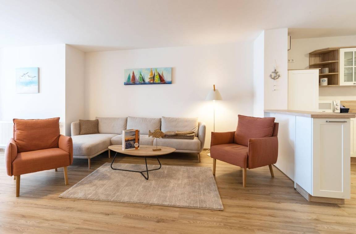 80 M² Ferienwohnung ∙ 1 Schlafzimmer ∙ 4 Gäste - Zingst
