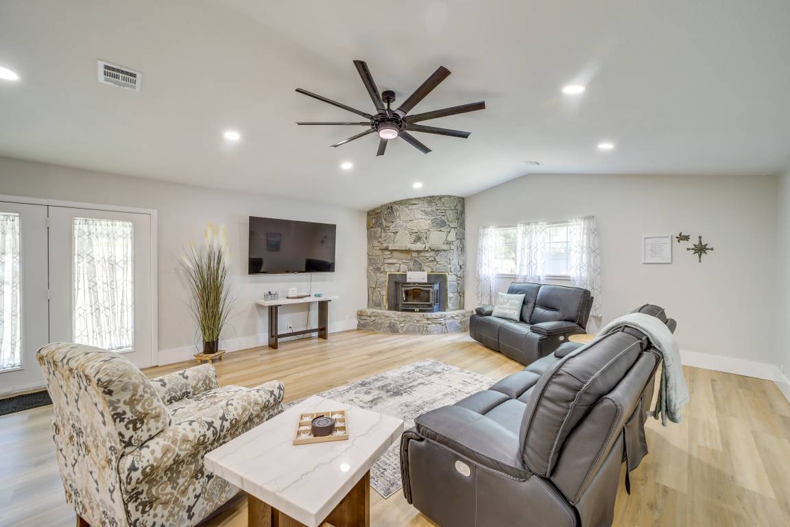 148 M² Casa ∙ 3 Habitaciones ∙ 8 Huéspedes - Eufaula, OK