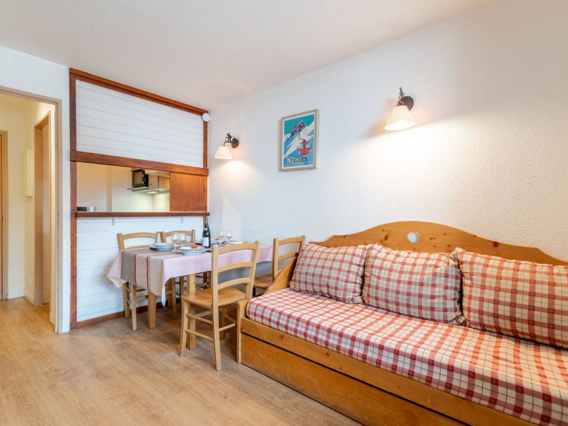 24 M² Huis ∙ 1 Slaapkamer ∙ 4 Gasten - Tignes